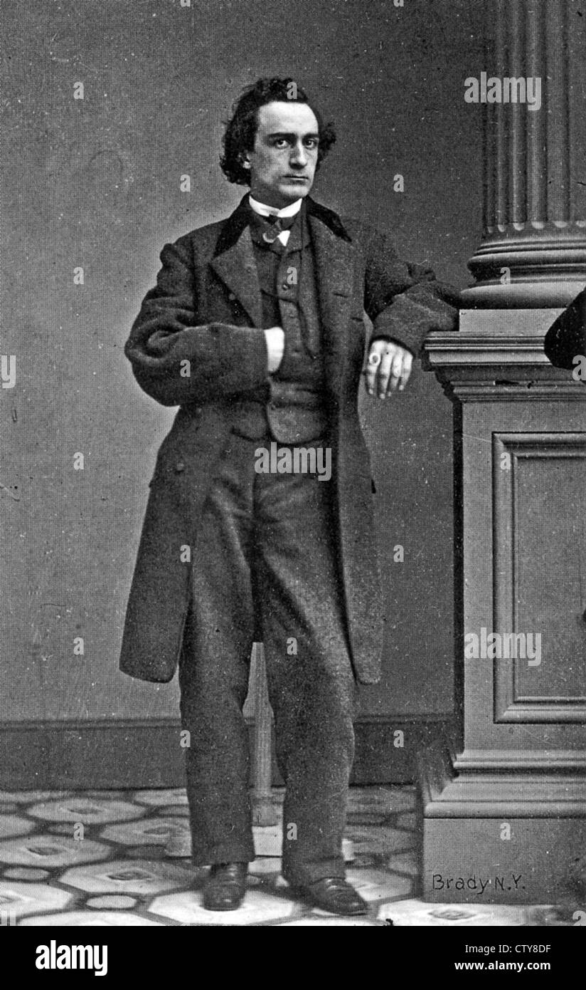 EDWIN BOOTH (1833-1893) American actor and brother of John Wilkes Booth ...