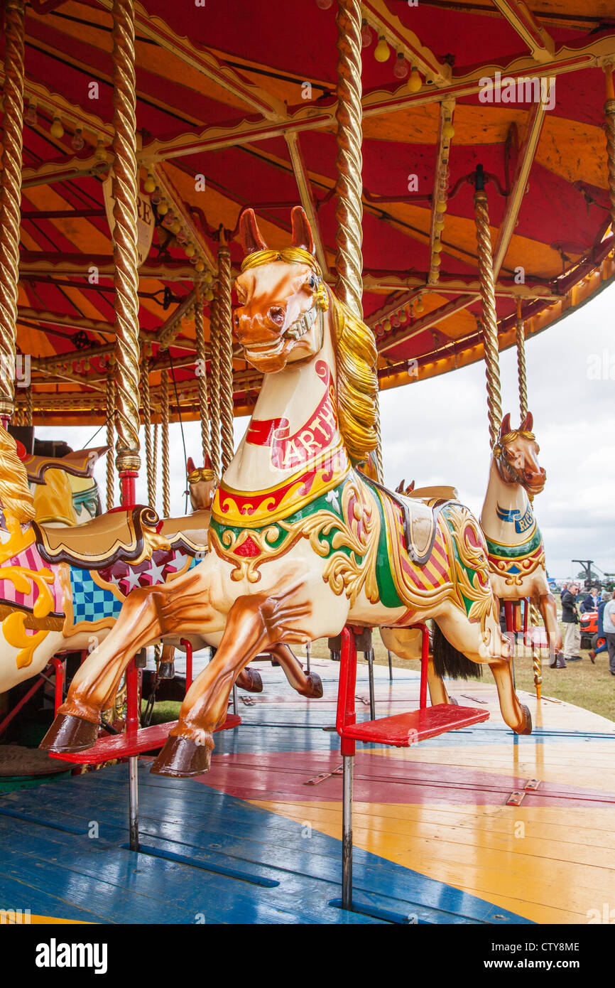 Steam roundabout hi-res stock photography and images - Alamy