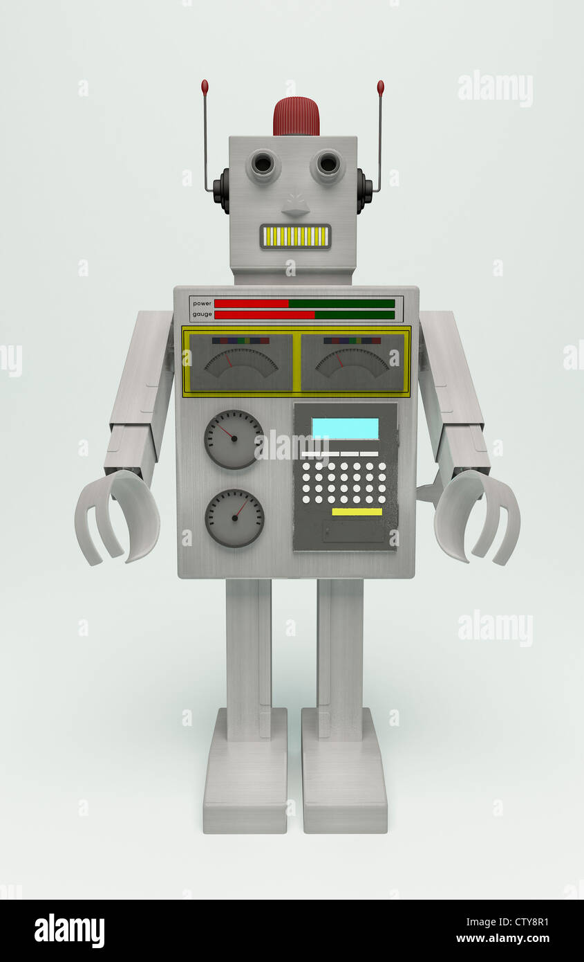 Gray robot hi-res stock photography and images - Alamy
