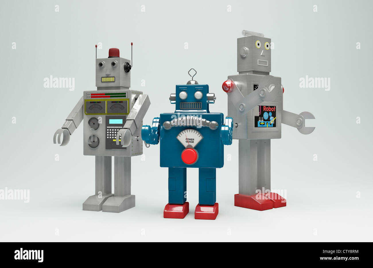 Group of robots hi-res stock photography and images - Alamy