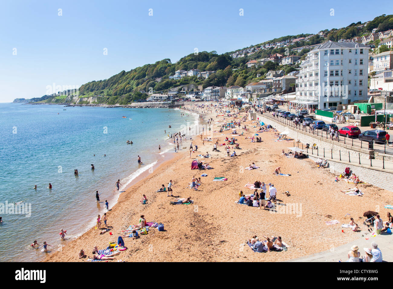 Ventnor seafront beach hi-res stock photography and images - Alamy