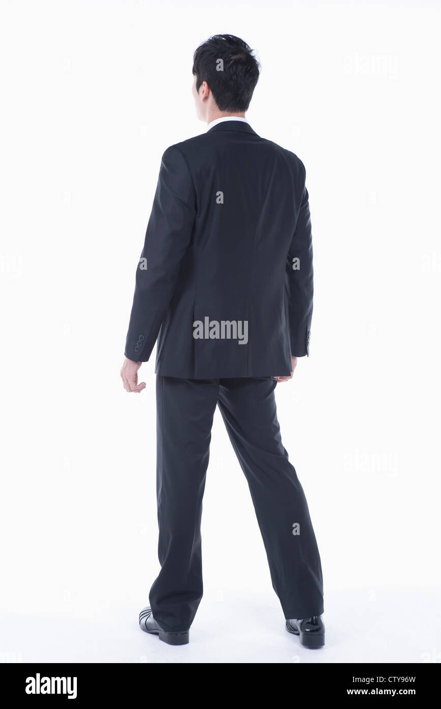 The back side of a man Stock Photo - Alamy