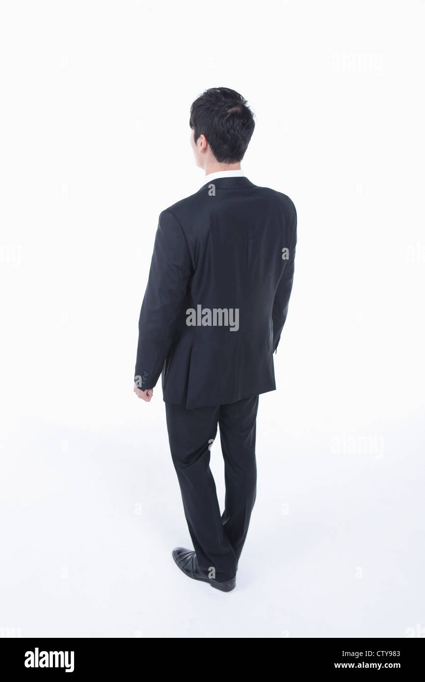 The back side of a man Stock Photo - Alamy