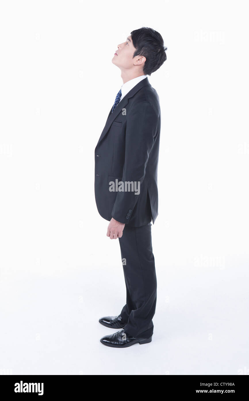 A standing man Stock Photo - Alamy