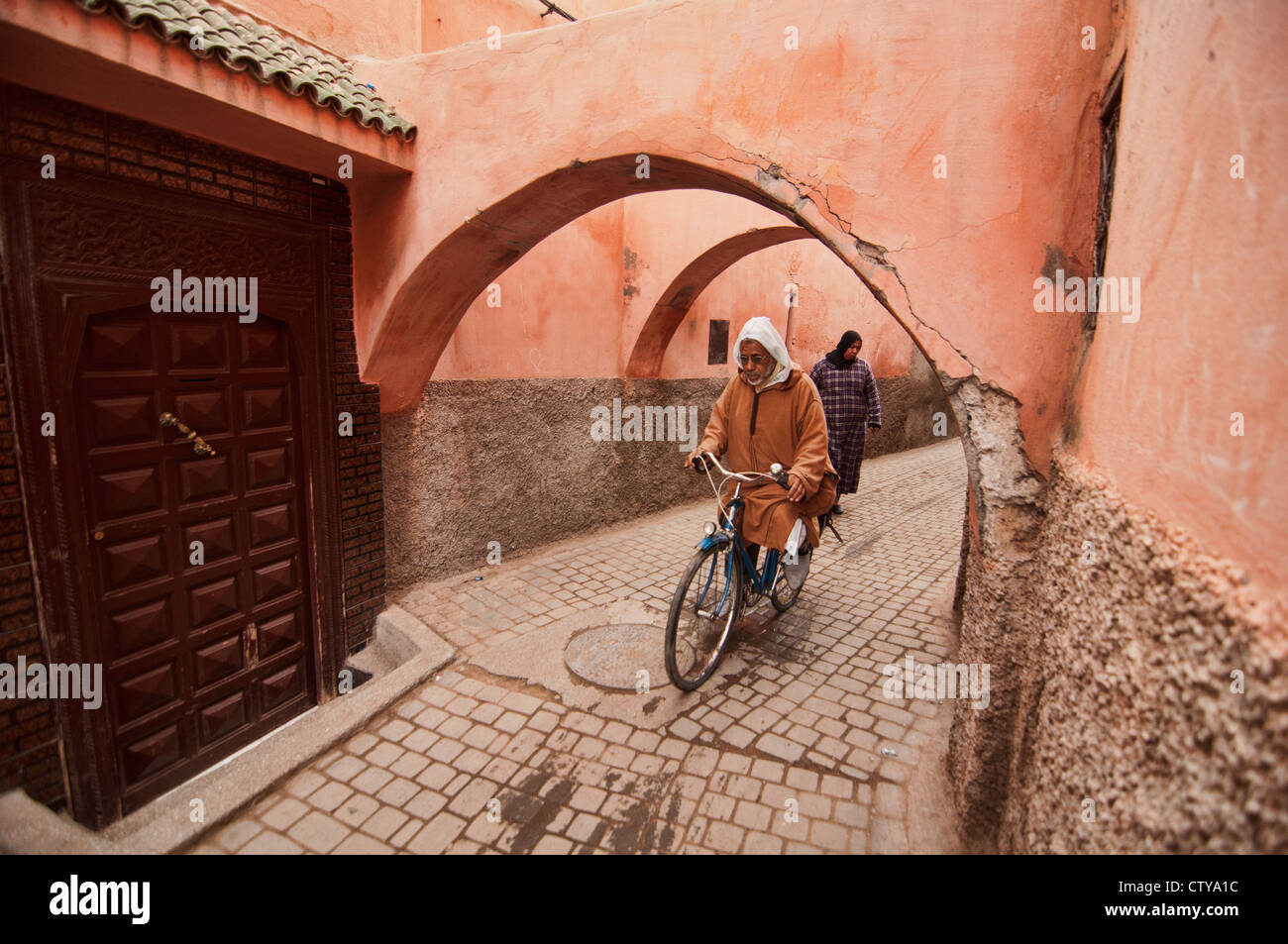 cobbled streets, narrow passageways, and traditional architecture in ...