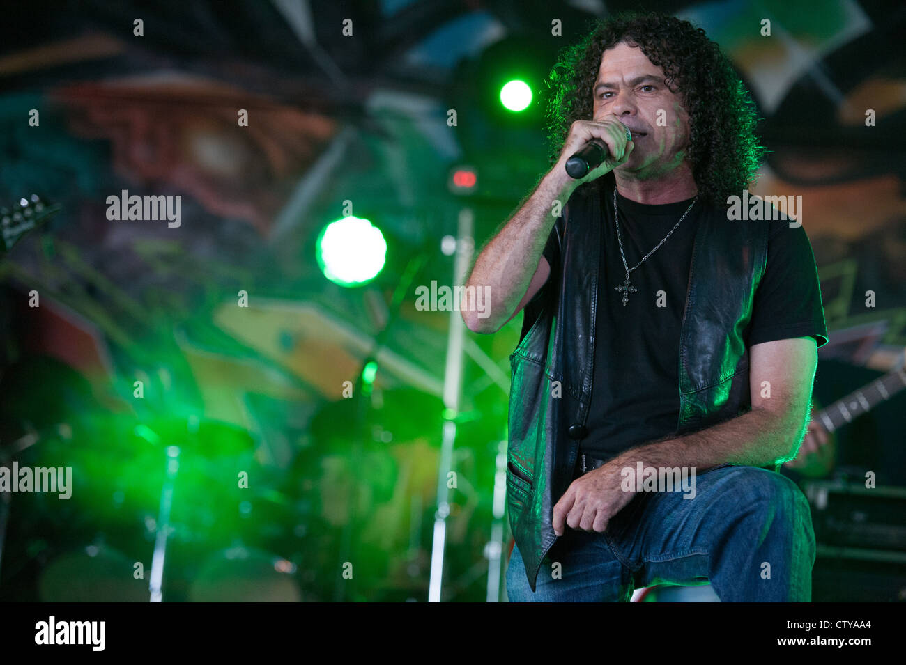 Lord Bairon from Spain, performing during Hard Skull Fest in Canary ...