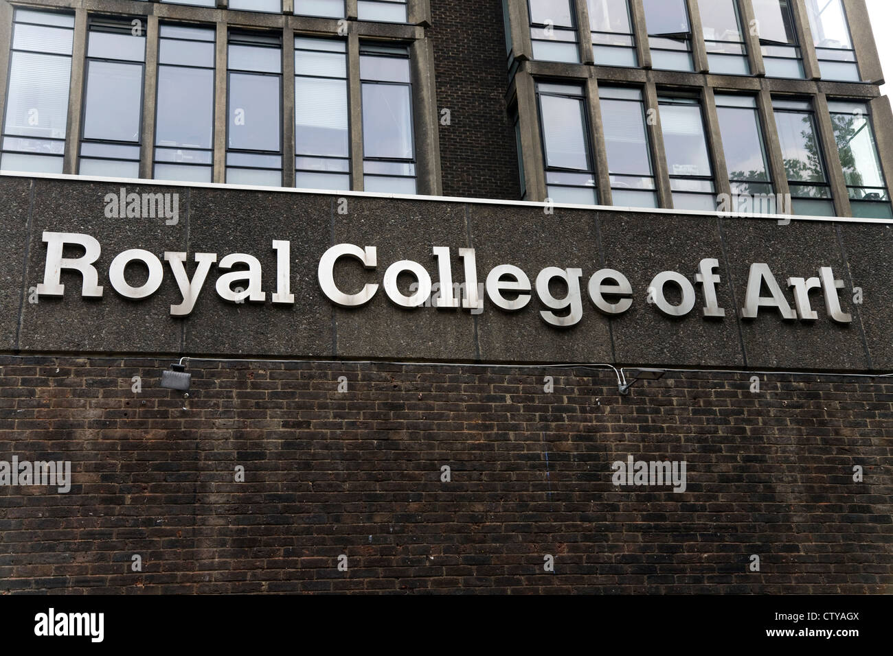 Name / written sign near the front entrance / exterior / outside of the ...