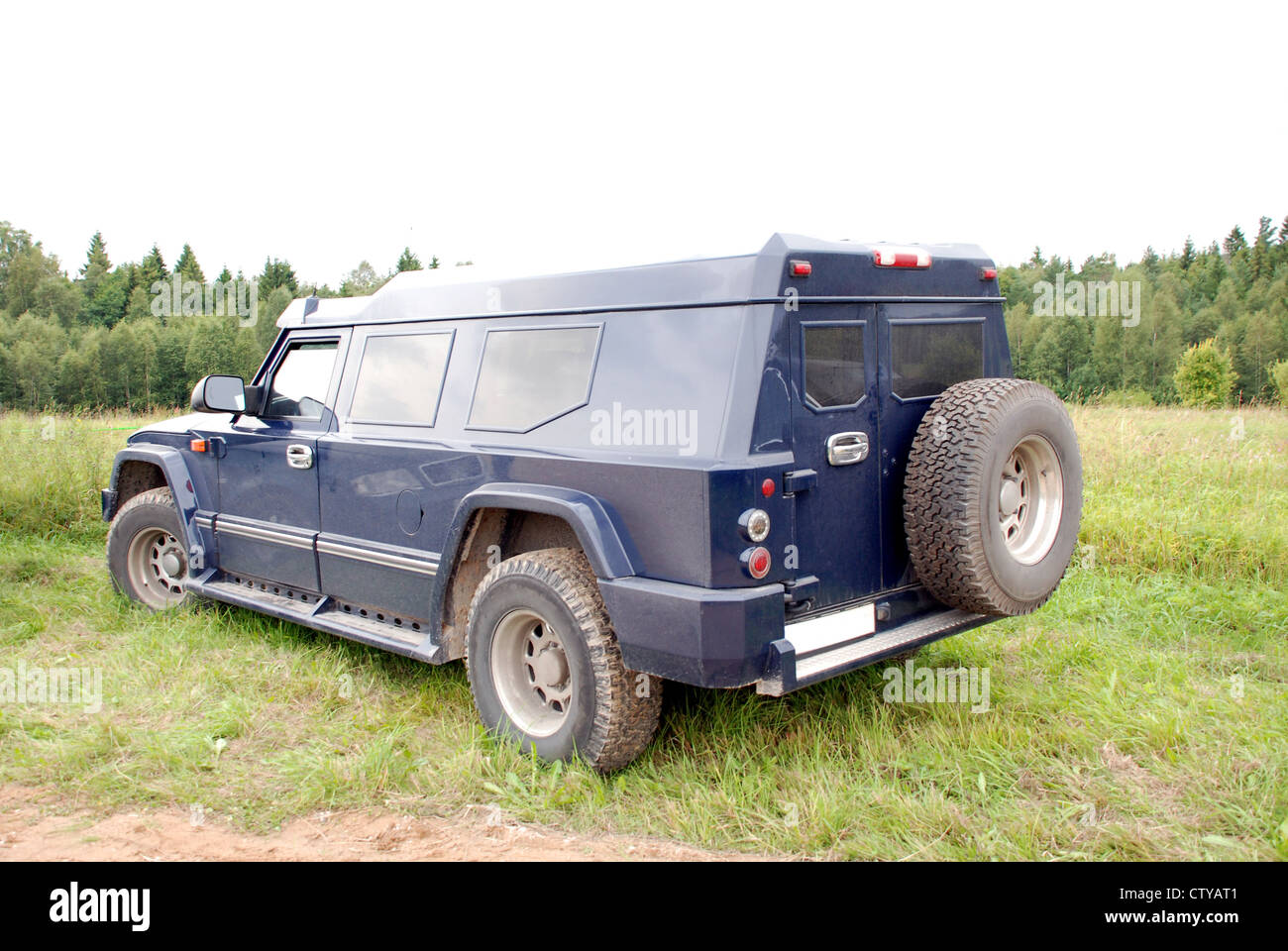 Rare heavy armored landscape car Stock Photo - Alamy