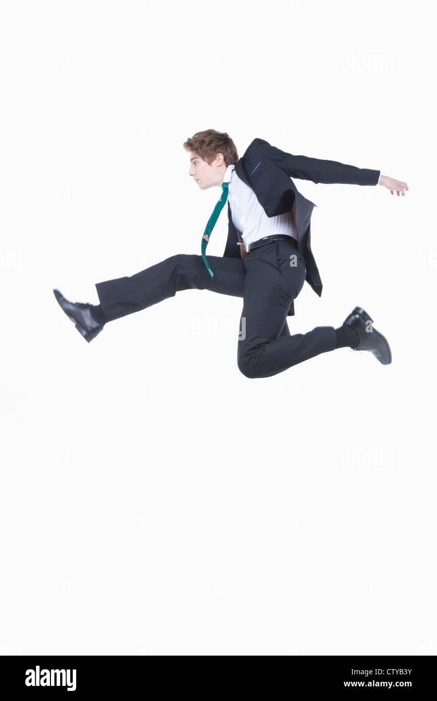 A jumping man Stock Photo - Alamy