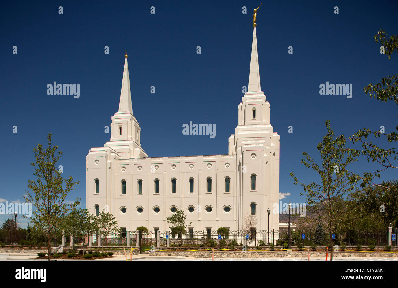 Brigham Temple, Brigham,UT Stock Photo - Alamy