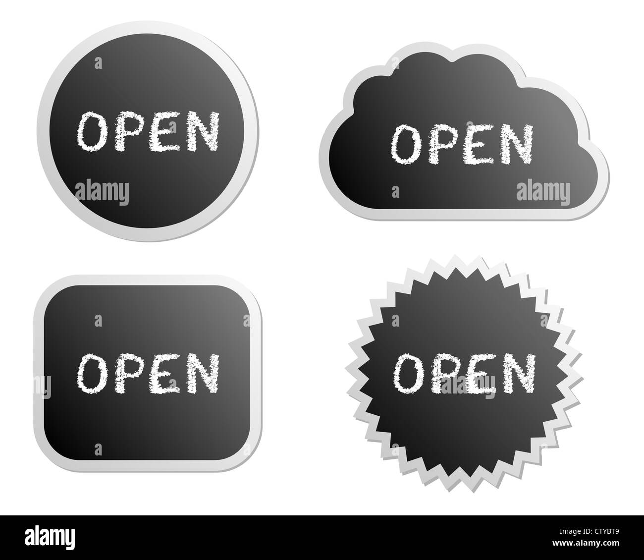 Open buttons hi-res stock photography and images - Alamy