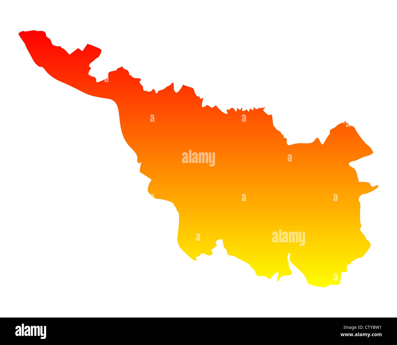 Map of Bremen Stock Photo - Alamy