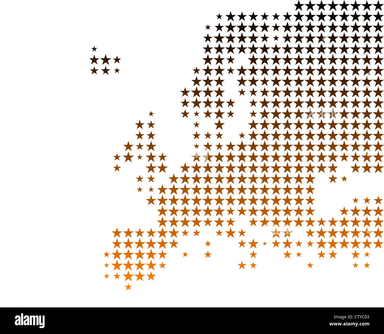 Map of Europe Stock Photo - Alamy