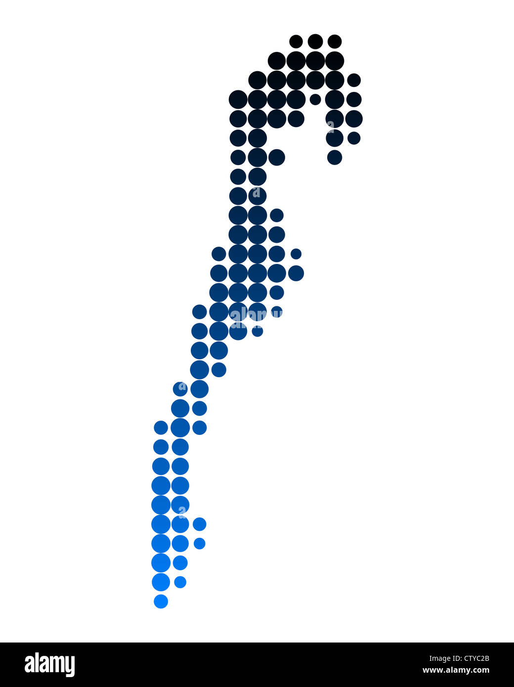 Map of Hiddensee Stock Photo - Alamy