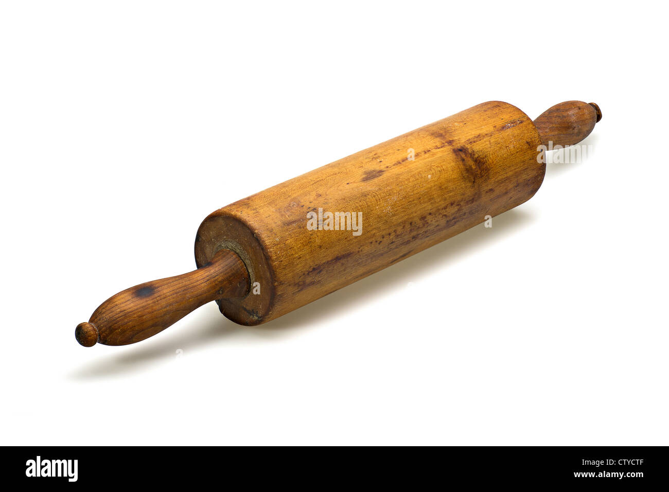 old rolling pin Stock Photo - Alamy