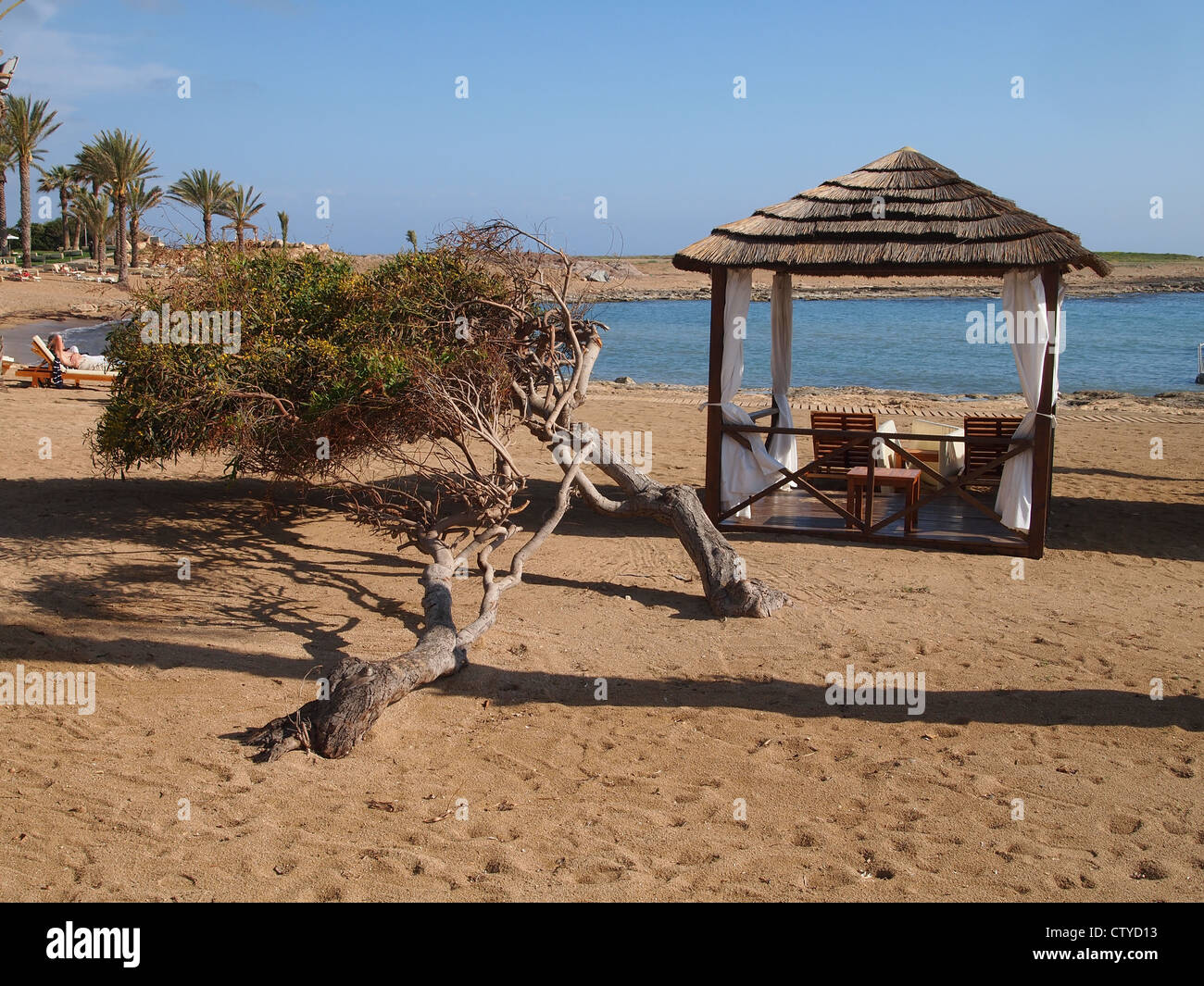 A hut on a beach Stock Photo - Alamy