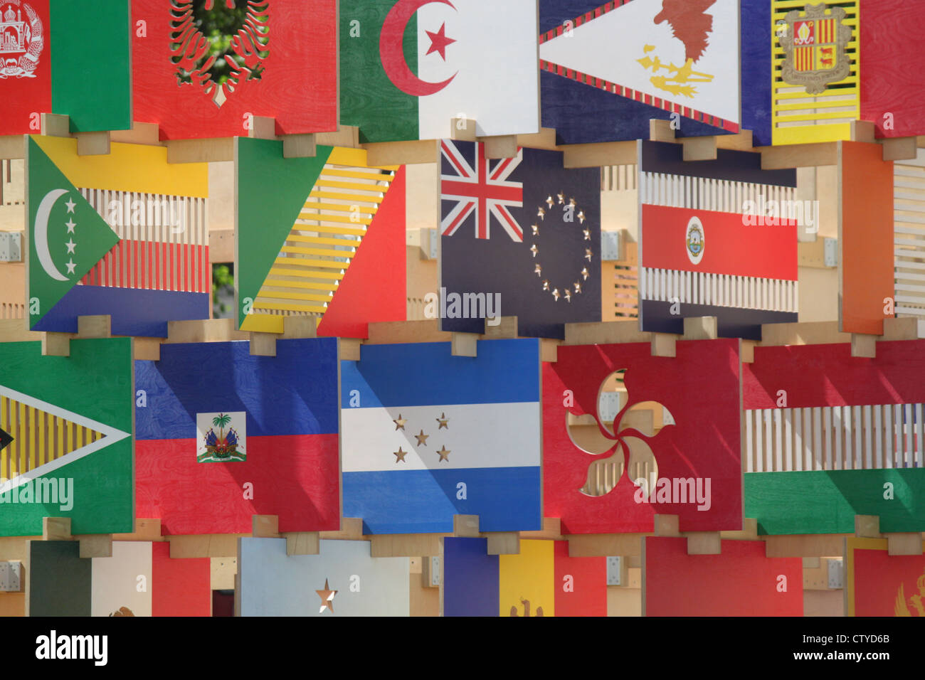 Selection flags hi-res stock photography and images - Alamy