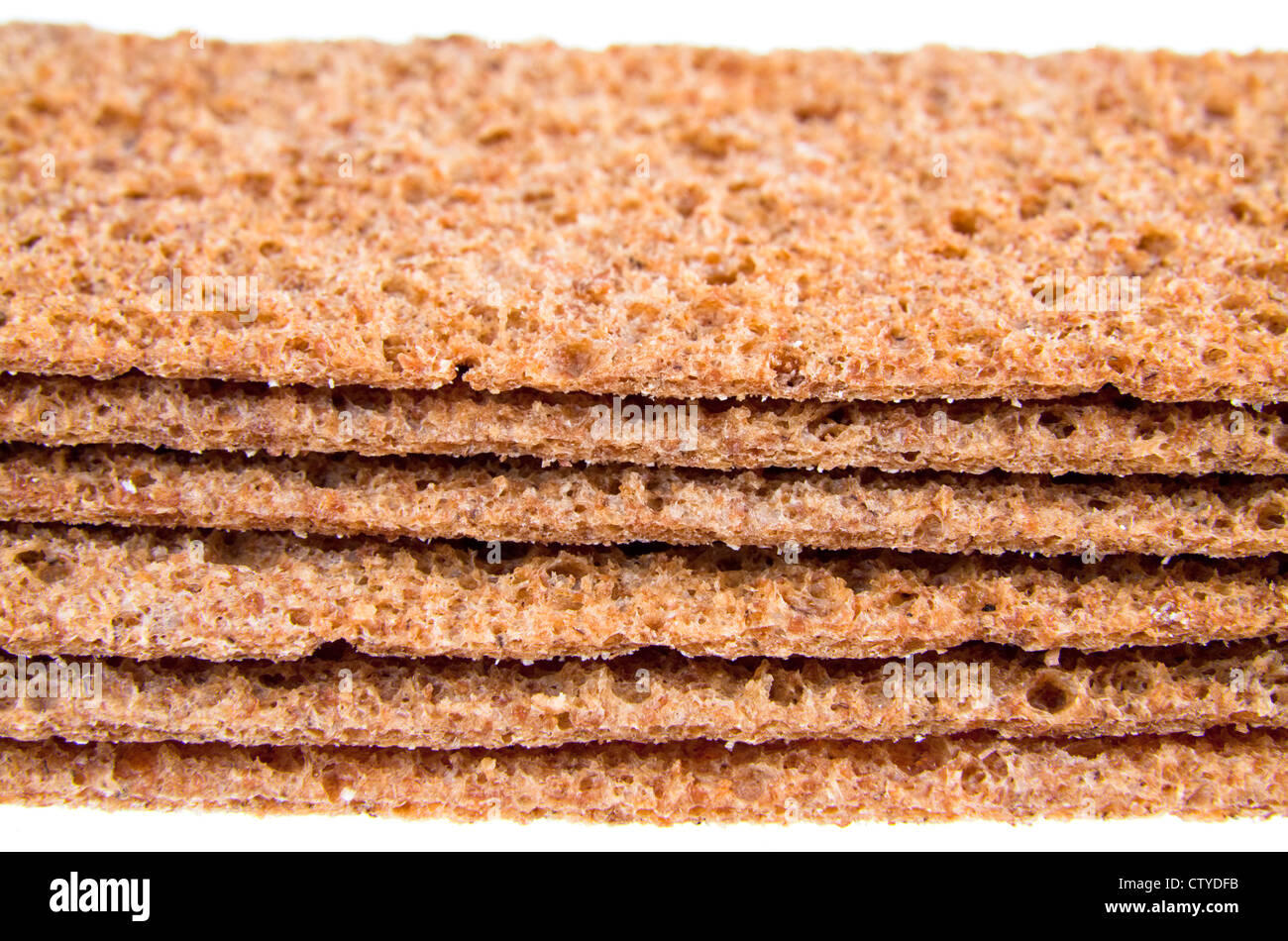 layers of thin crispbreads close up Stock Photo - Alamy