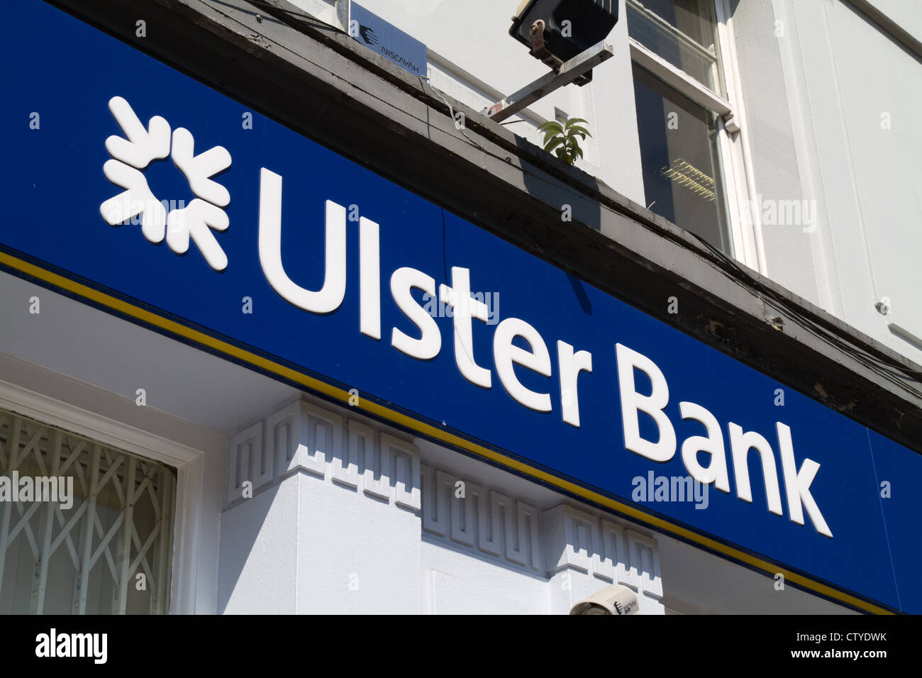 Ulster Bank sign Stock Photo - Alamy