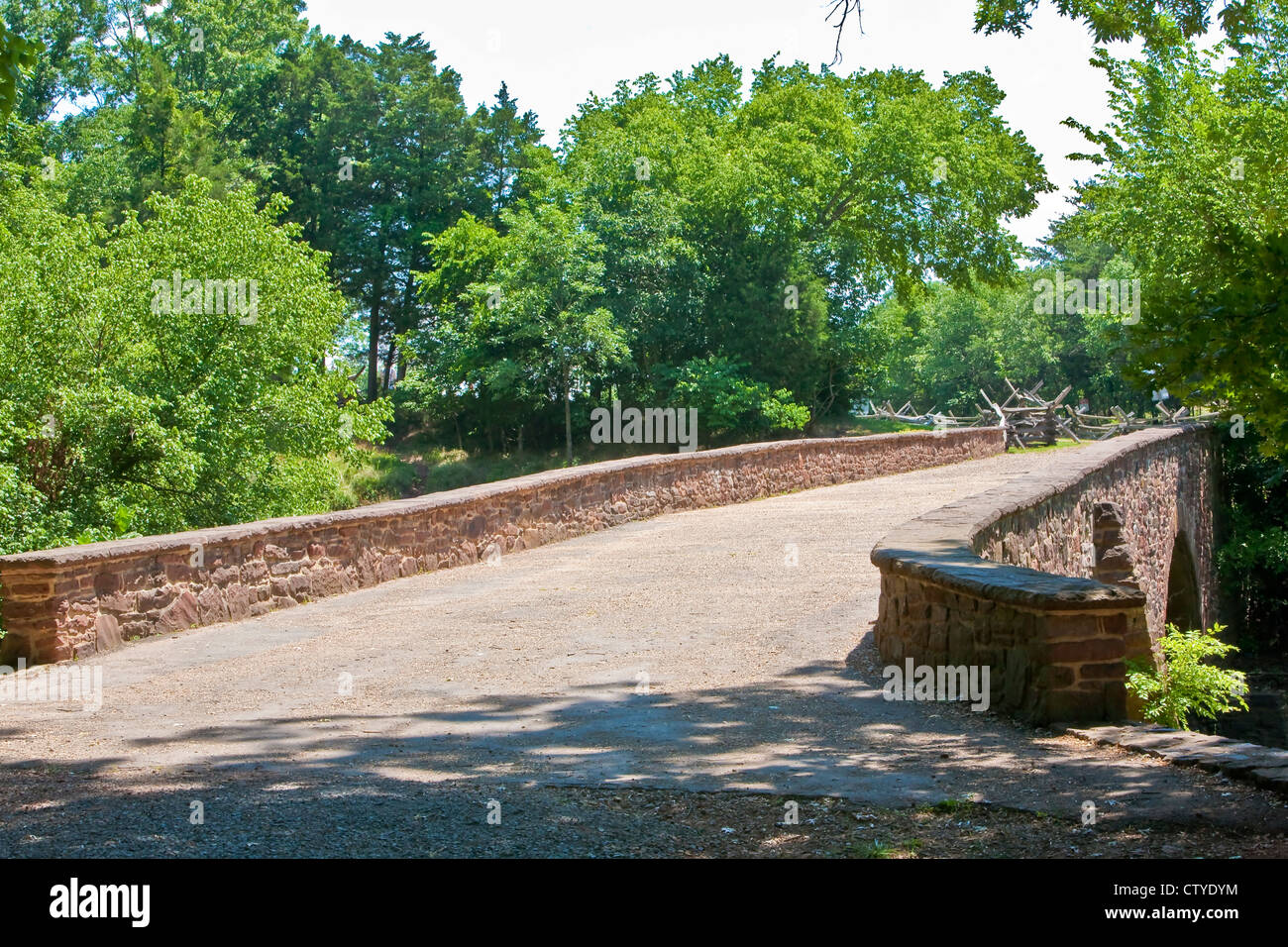 Stone Bridge over Manassas Creek, VA US Stock Photo - Alamy