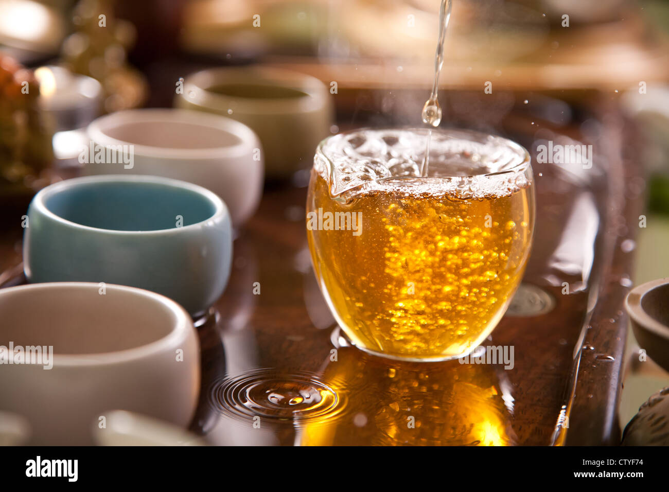 Traditional tea ceremony Stock Photo - Alamy