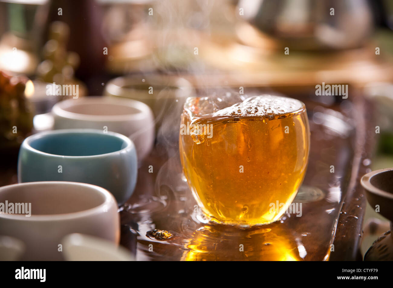 Traditional tea ceremony Stock Photo - Alamy