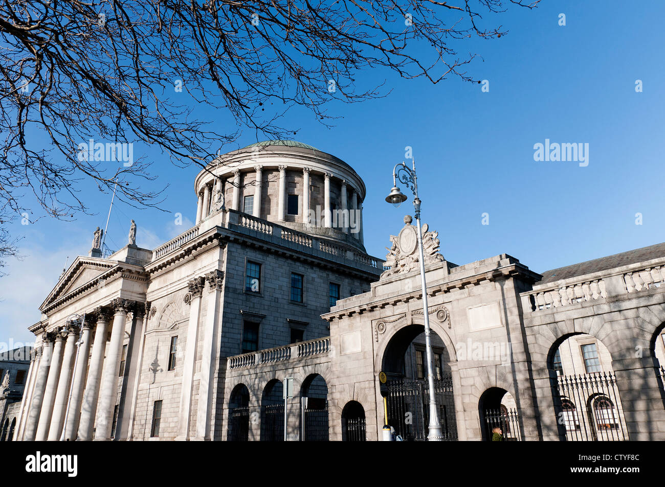 The Four Courts of Justice in Dublin Ireland Stock Photo - Alamy