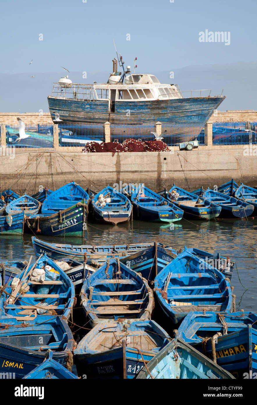 Traditional moroccan boats hi-res stock photography and images - Alamy