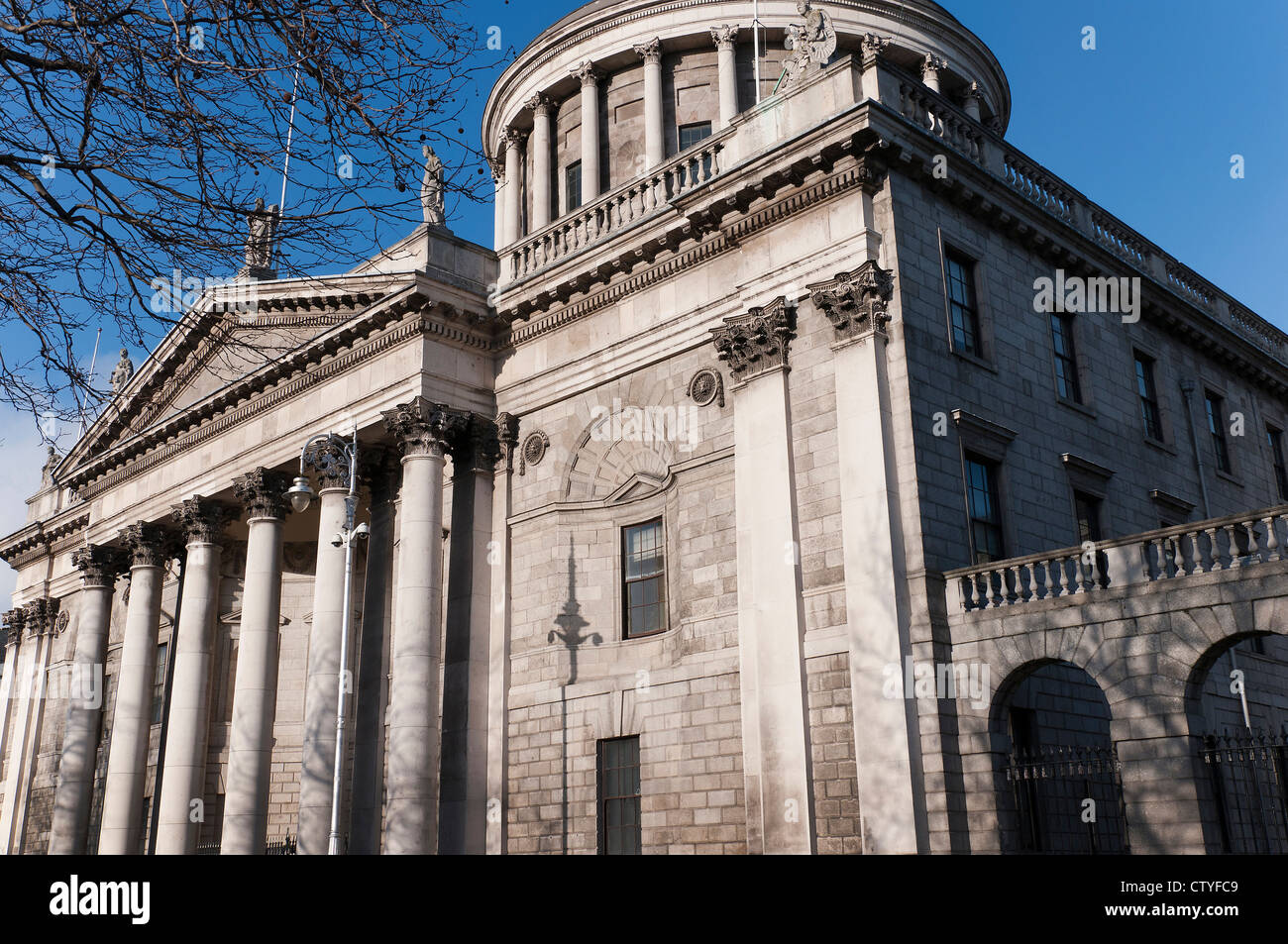 The Four Courts of Justice in Dublin Ireland Stock Photo - Alamy