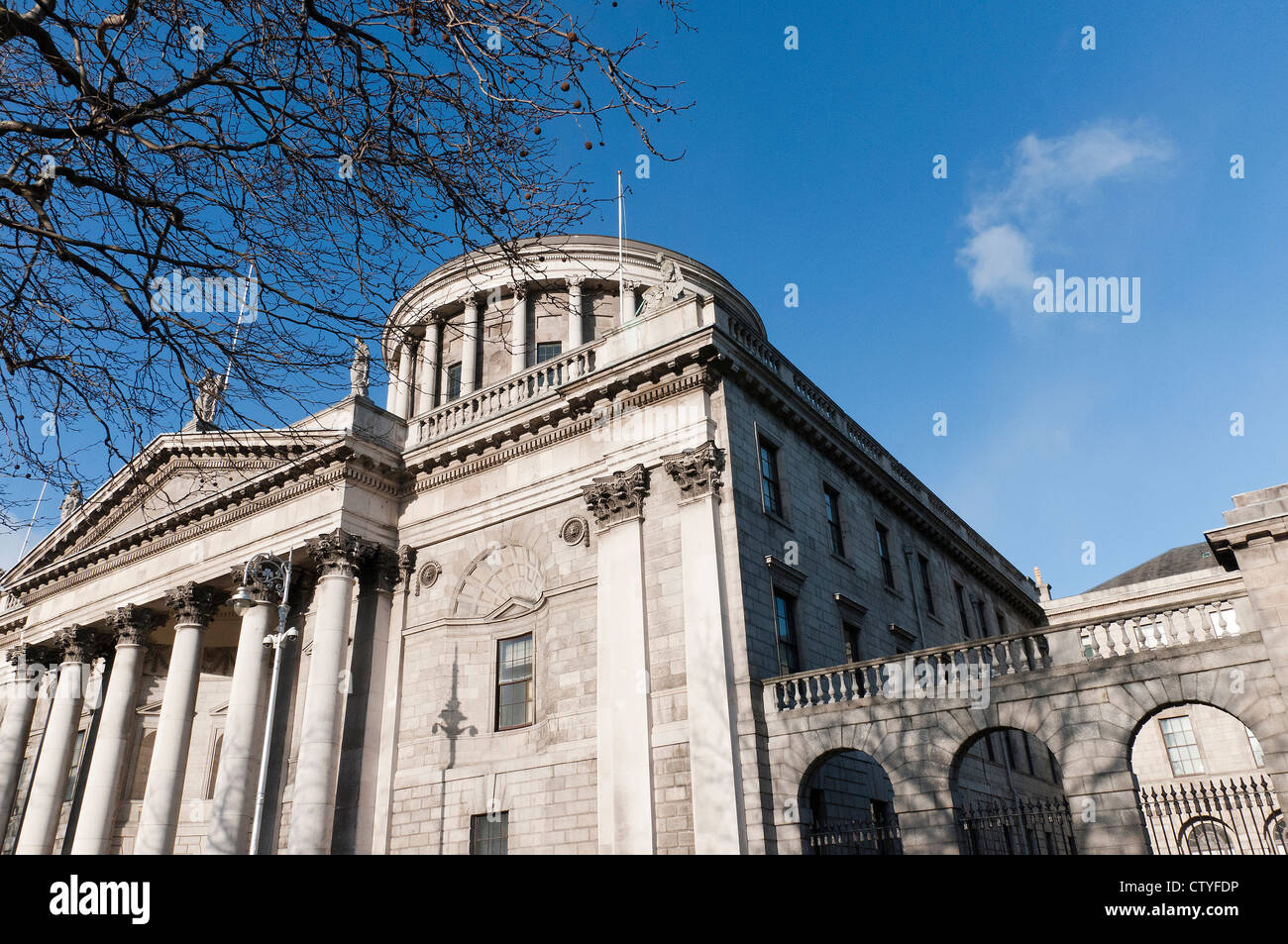 The Four Courts of Justice in Dublin Ireland Stock Photo - Alamy