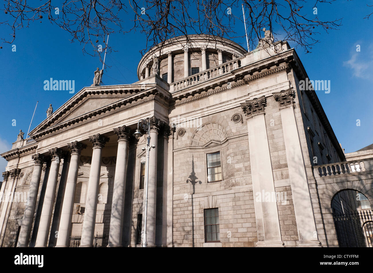 The Four Courts of Justice in Dublin Ireland Stock Photo - Alamy