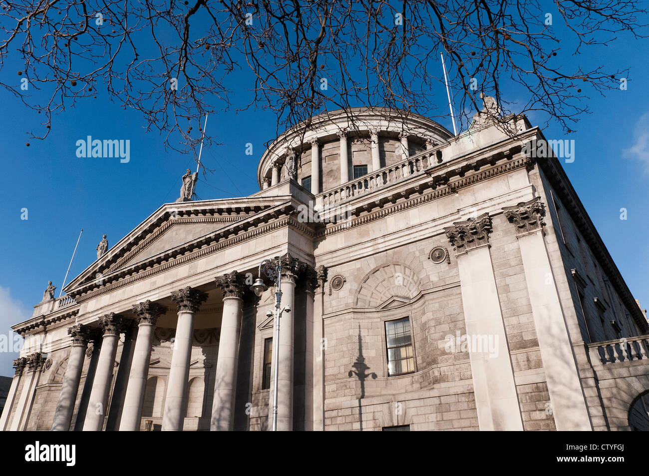 The Four Courts of Justice in Dublin Ireland Stock Photo - Alamy
