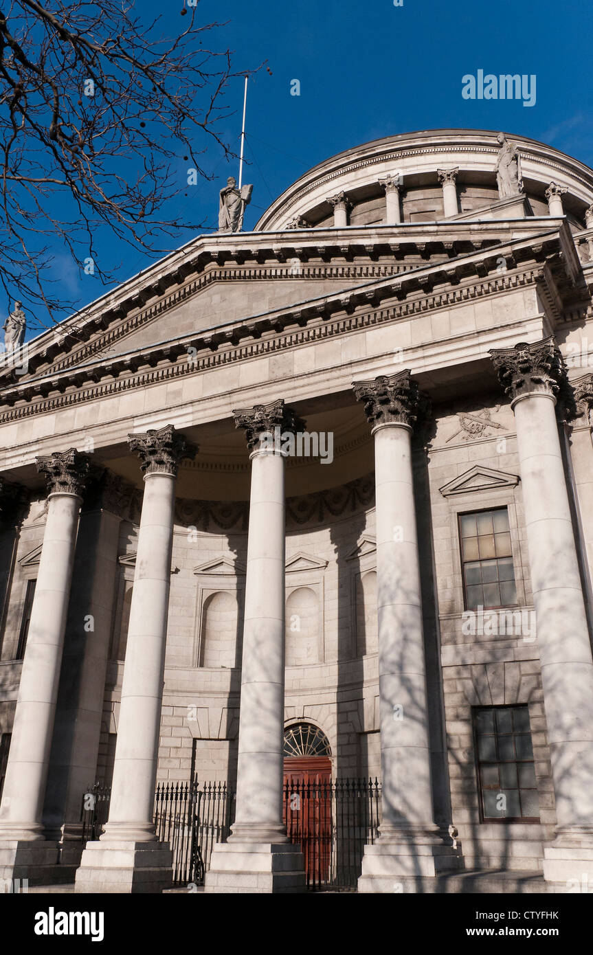 The Four Courts of Justice in Dublin Ireland Stock Photo - Alamy