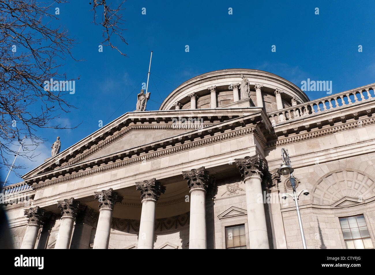 The Four Courts of Justice in Dublin Ireland Stock Photo - Alamy