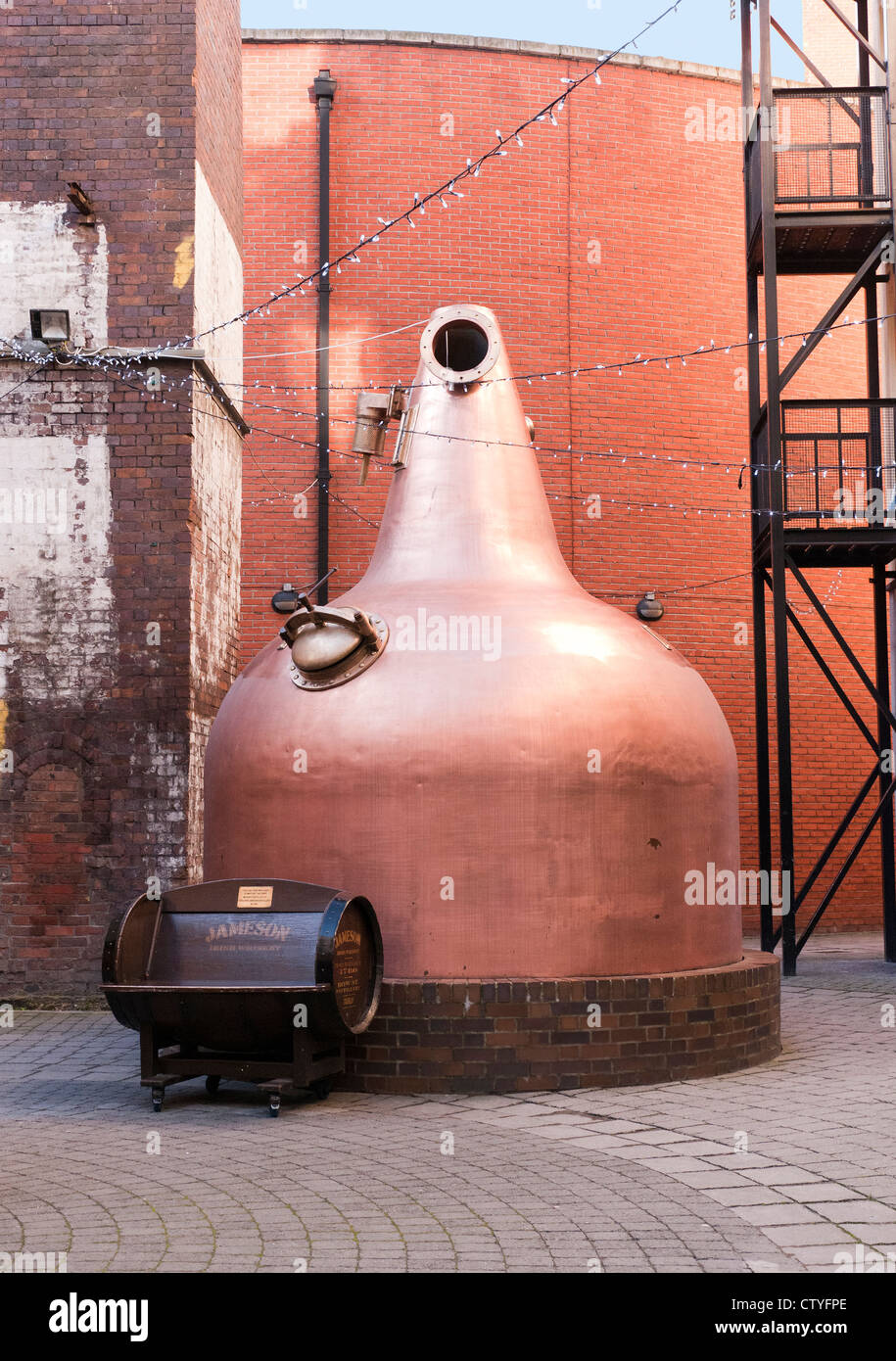 Whiskey Distillery in Dublin the Capital City of Ireland Stock Photo ...