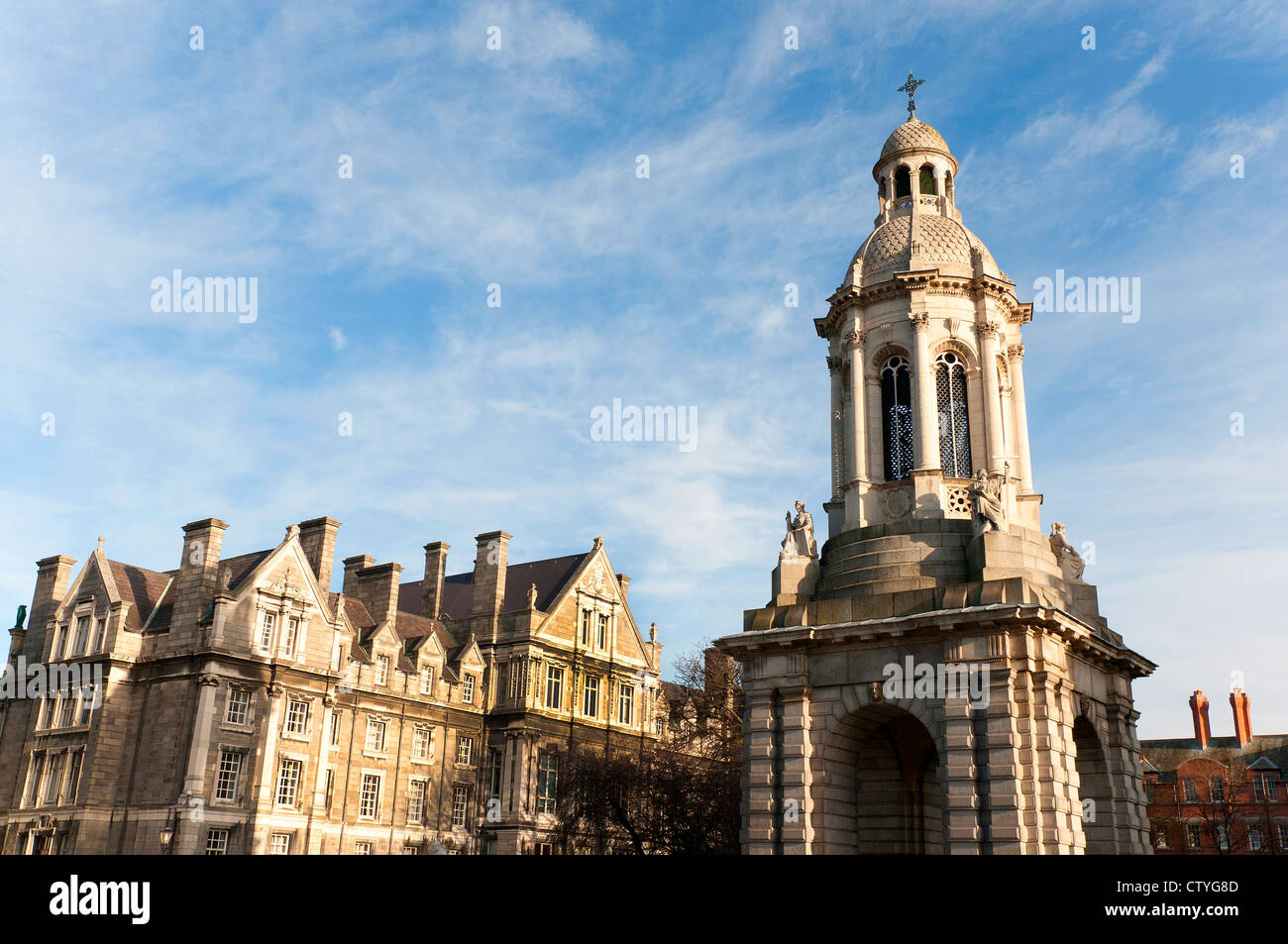 Trinity College, the University of Dublin in Ireland Stock Photo - Alamy