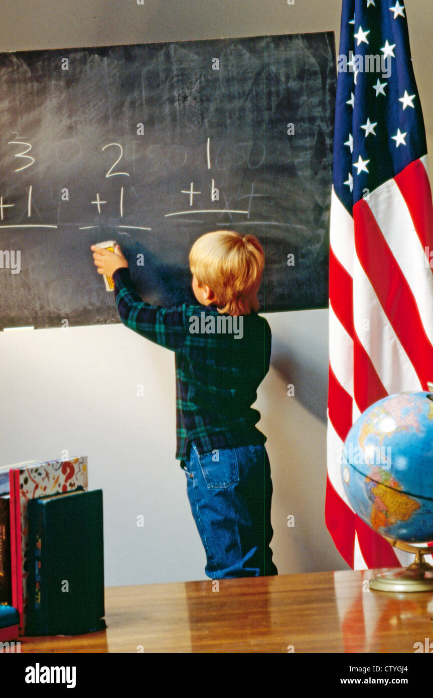 Chalkboard math problems hi-res stock photography and images - Alamy