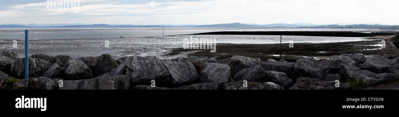 Panoramic of Morecambe Seafront, Lancashire, England Stock Photo - Alamy