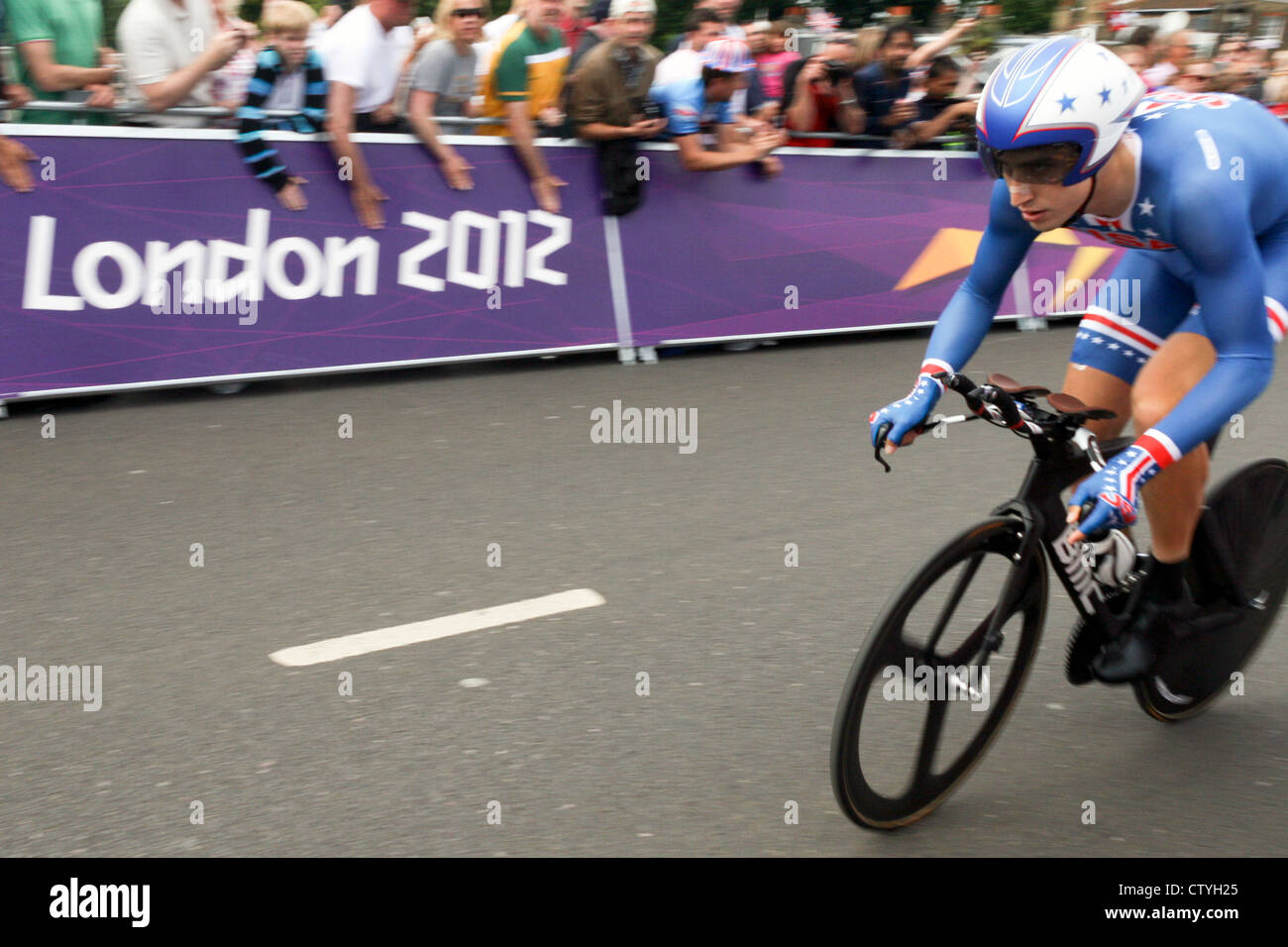 Taylor Phinney, Men's Time Trial, London 2012 Olympics. Photo by Kim ...