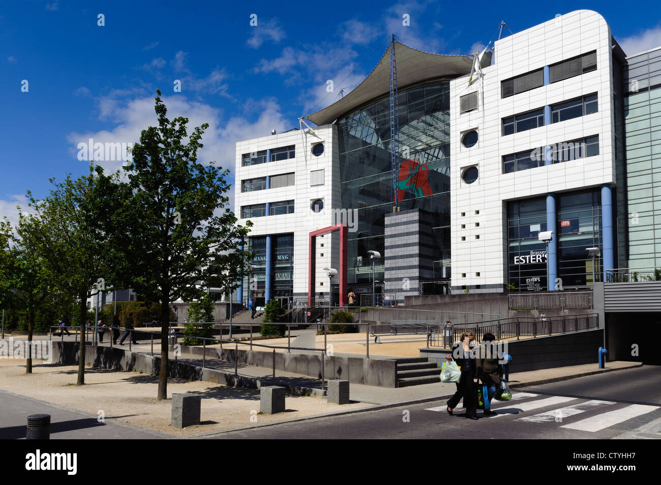 Shopping-Center Auchan - in the bank quarter, City of Luxembourg Stock ...