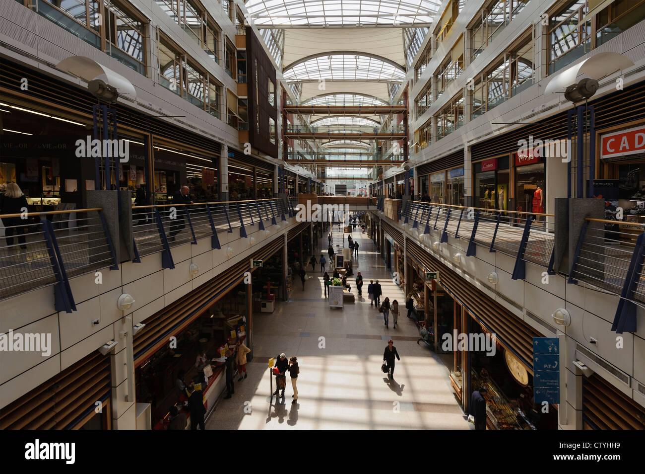 Shopping-Center Auchan - in the bank quarter, City of Luxembourg Stock ...