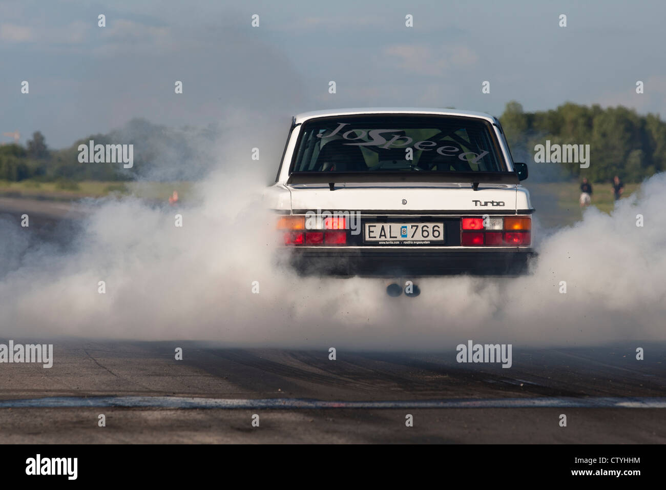 Drag Racing Volvo 242 Stock Photo - Alamy