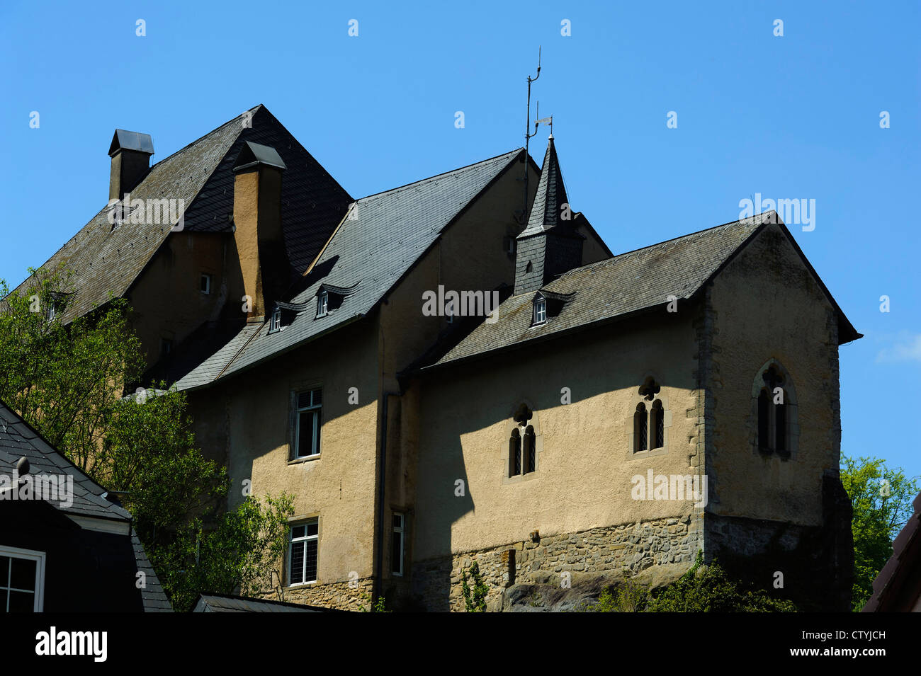 Bourglinster castle luxembourg hi-res stock photography and images - Alamy