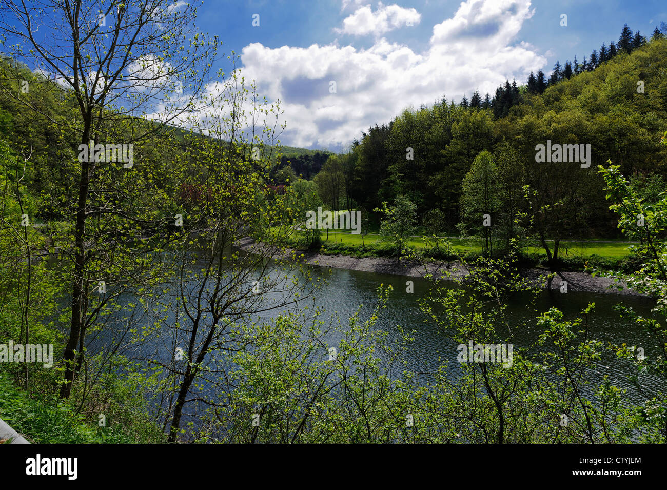River Sauer (Sûre) in Luxembourg Stock Photo - Alamy