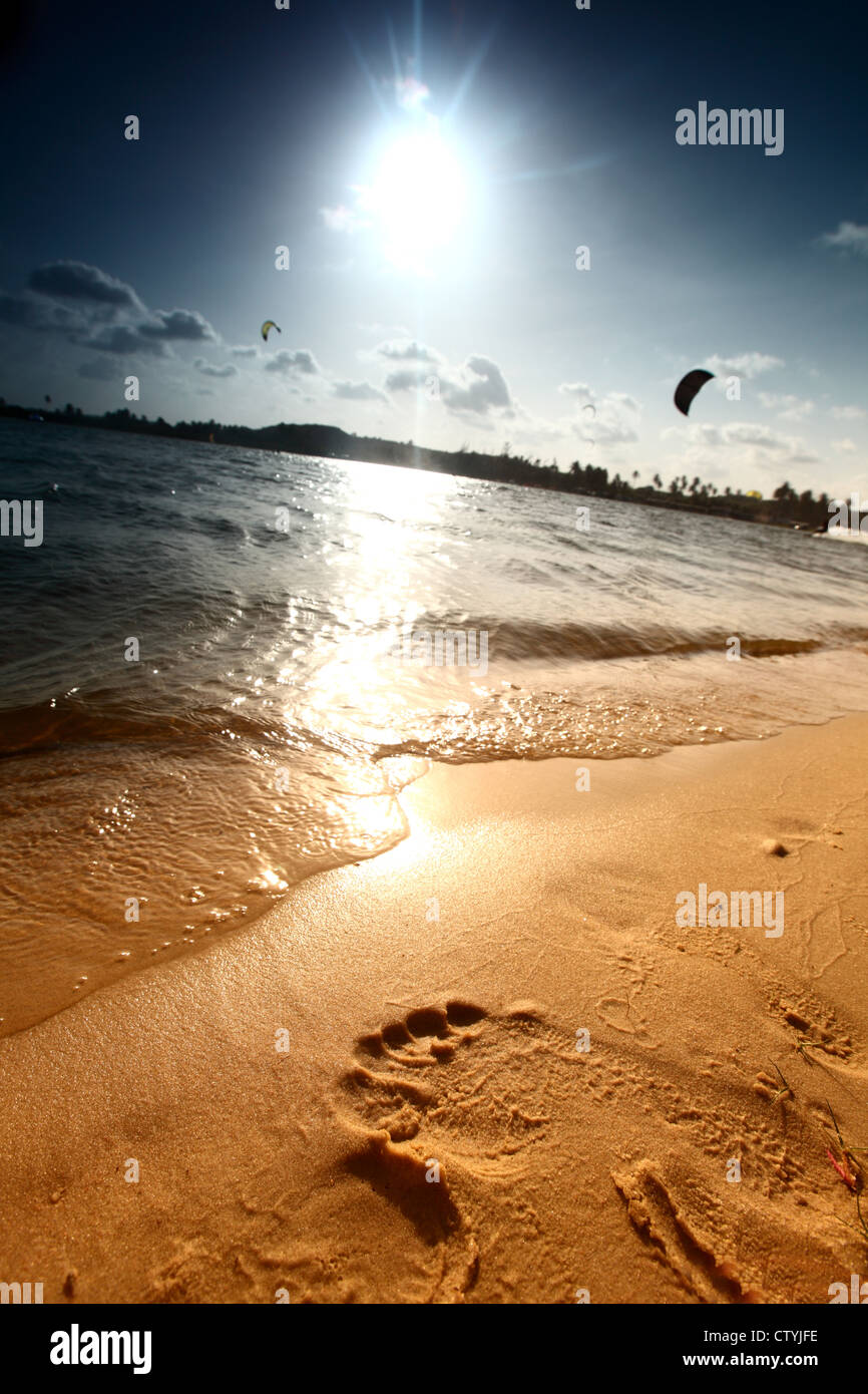 Ocean footprints hi-res stock photography and images - Alamy
