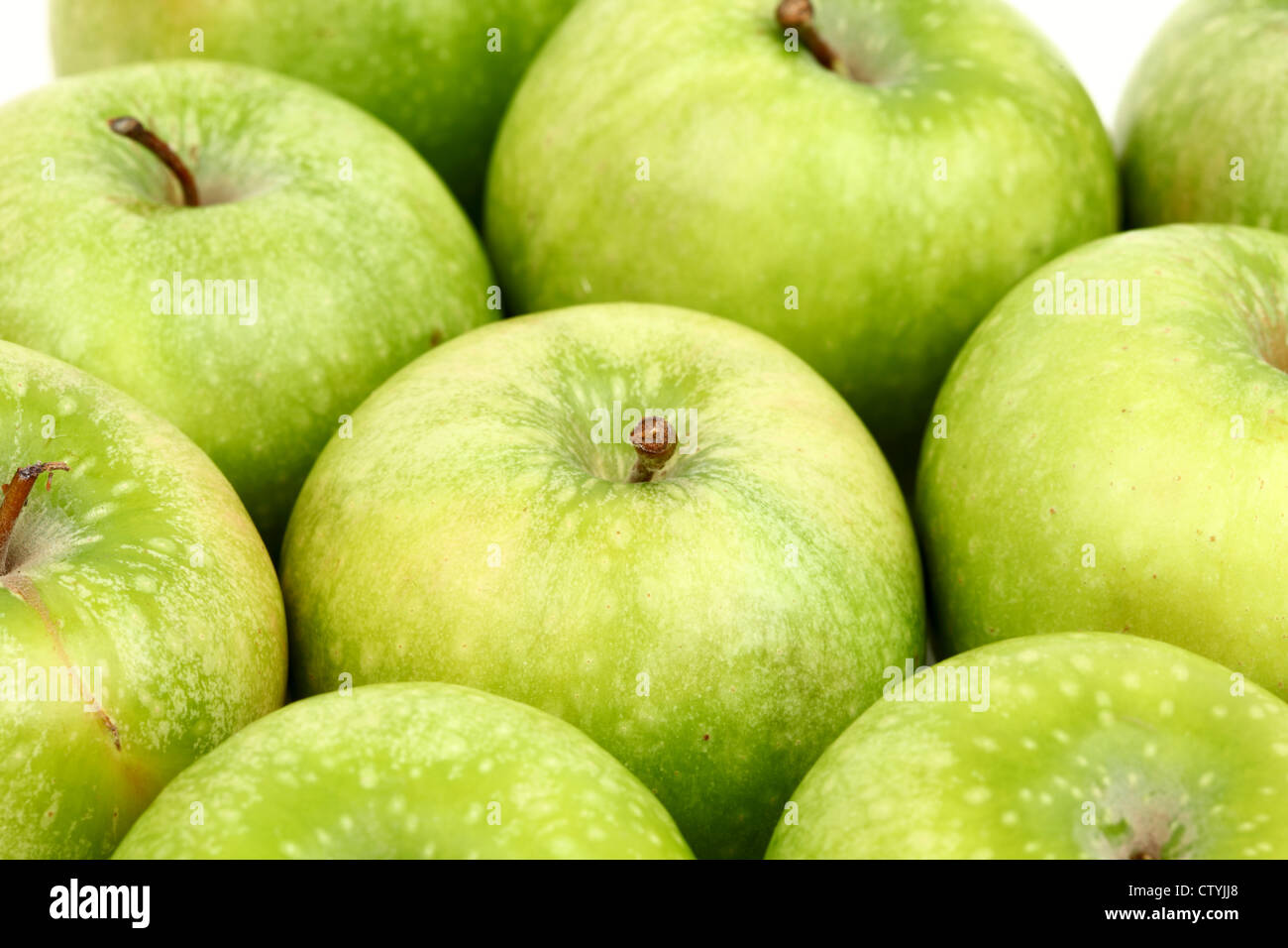 green apple background macro close up Stock Photo - Alamy