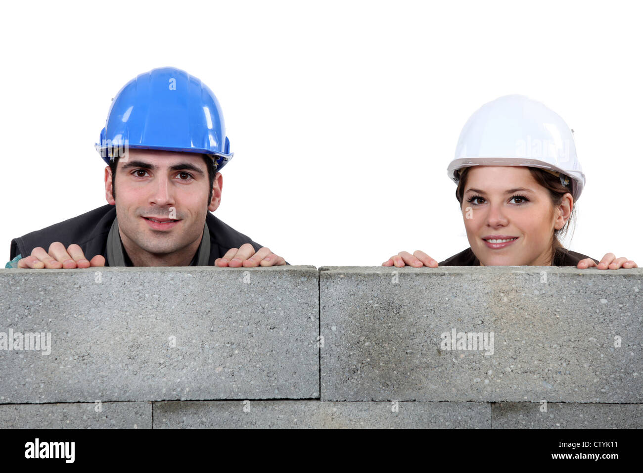 White cinder blocks hi-res stock photography and images - Alamy
