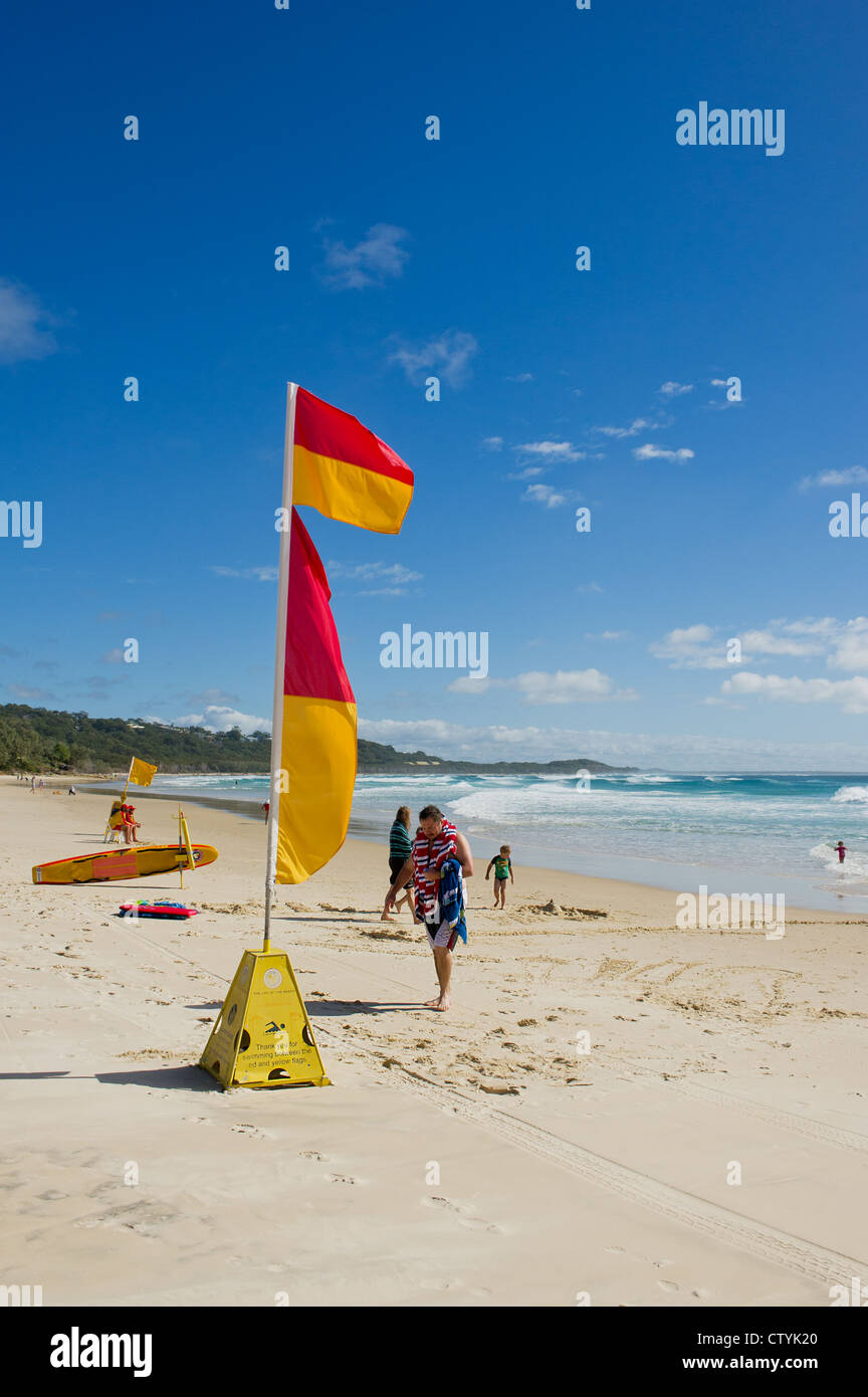 Cylinder Beach on North Stradbroke Island in Queensland, Australia ...