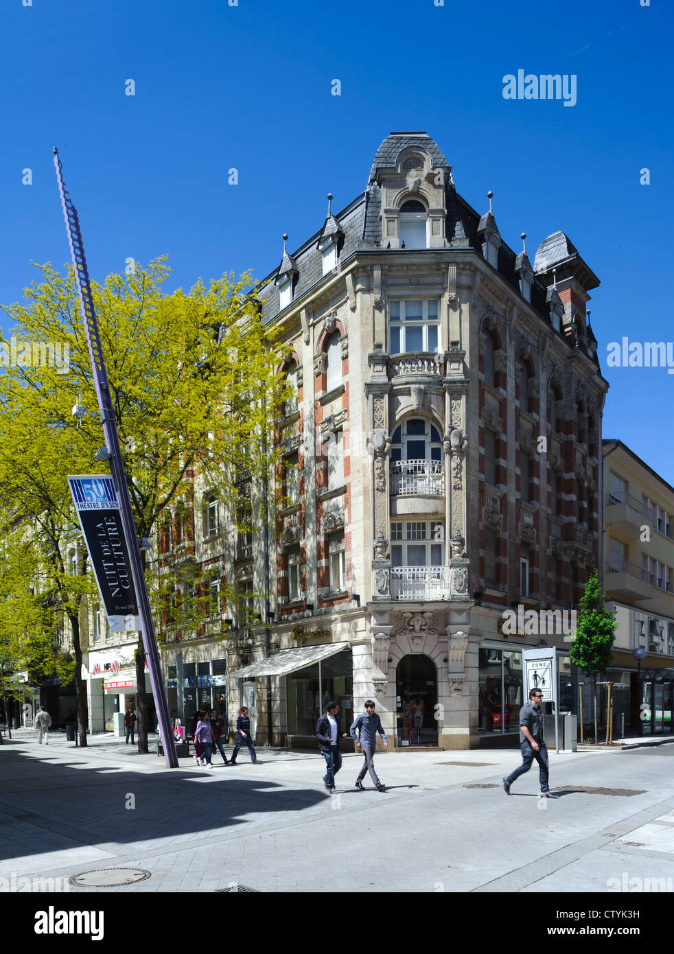 Art Nouveau House in Rie d'Alzette in Esch-sur-Alzette, Luxembourg ...