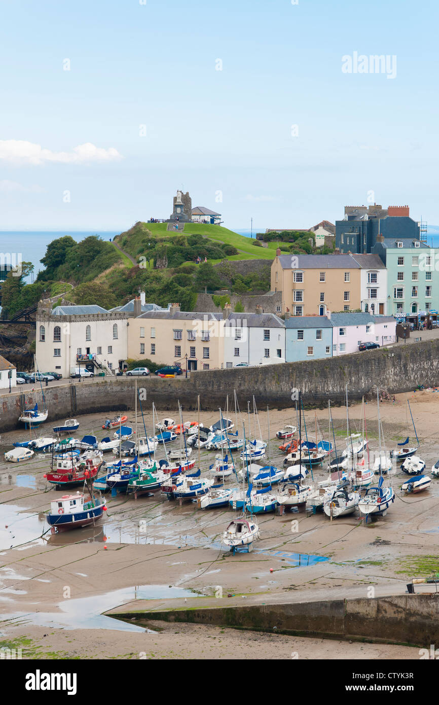 The harbour in Tenby, Wales Stock Photo - Alamy